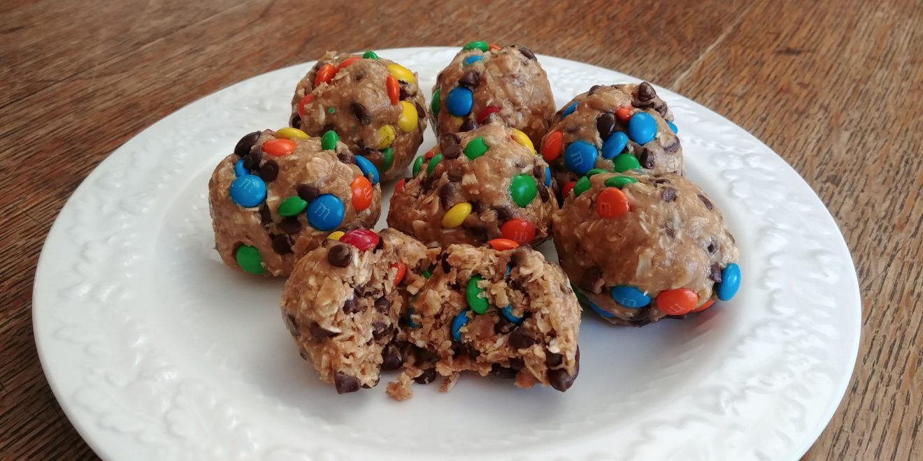 Monster Cookie Energy Balls - The Kitchen Wench