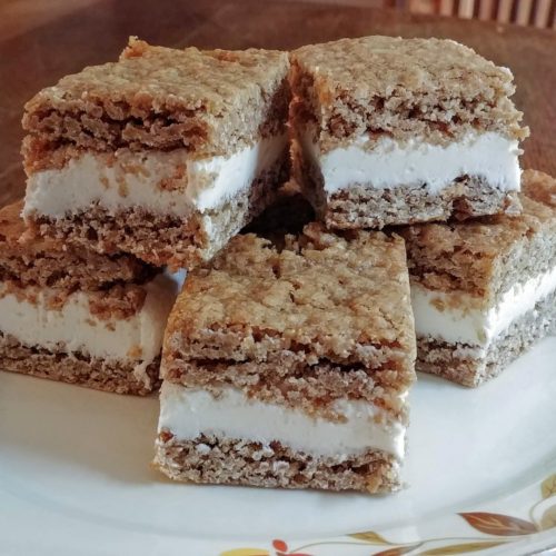 Oatmeal Cream Pie Bars - The Kitchen Wench