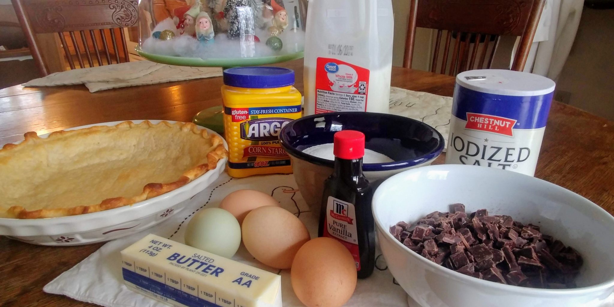 Perfect Chocolate Pie - The Kitchen Wench
